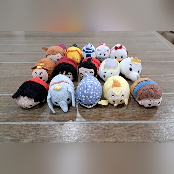 Disney | Toys | Disney Tsum Tsum Lot Of 5 Stuffed Animal Plush Mixed ...